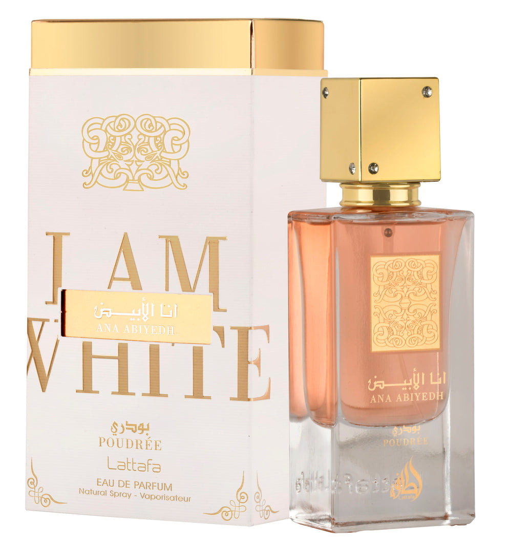 Ana Abiyedh Poudree Lattafa Perfumes for Women – Rimal Al Misk